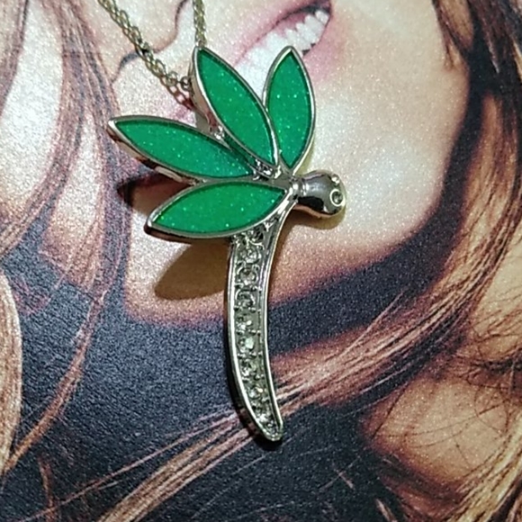 Jewelry | Boho Babeemerald Green Firefly Necklace | Poshmark